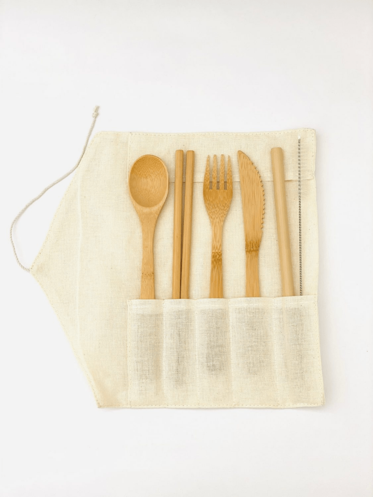Set de cubiertos en bambú – 6 piezas – Kuse